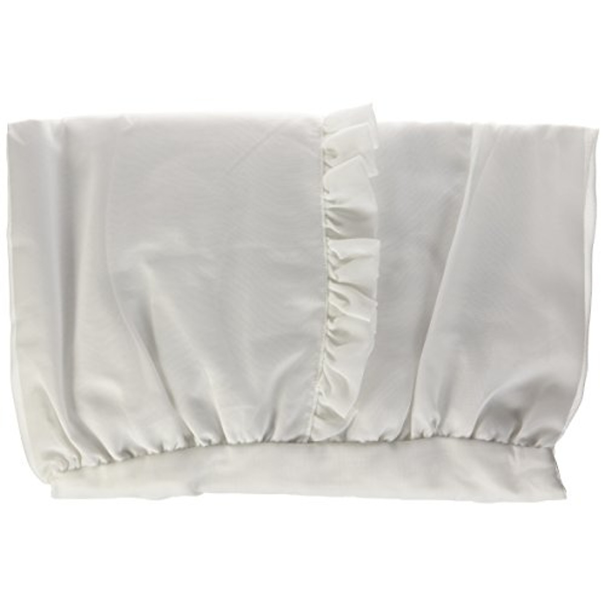 Baby Doll Bedding Layered Crib Diaper Stacker, White