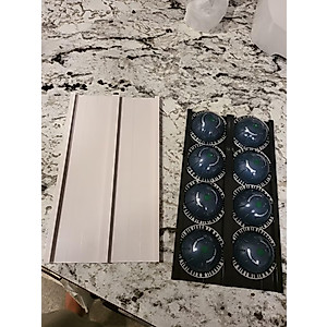 Pod Holder for Vertuo Coffee Pods | Under Cabinet or Wall Mounted Storage for Pods | Minimalist Design to Declutter Your Kitchen | MADE IN USA (White)