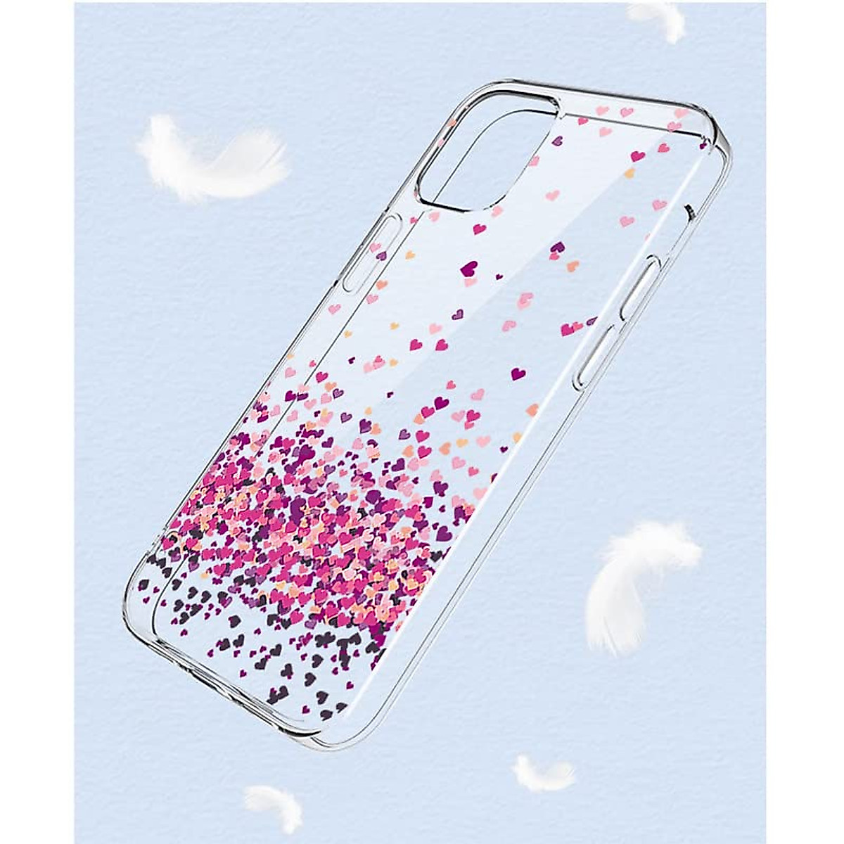 Cover for Gigaset GX290 Plus (6.10") Case IJTYHF Soft Silicone Case Bumper Shell +Tempered Glass 9H Screen Protector Protective Film, Transparent Protective TPU Cases -A lot of Love