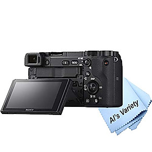 Sony Alpha a6400 Mirrorless Digital Camera with 16-50mm Lens + 32GB Card, Tripod, Case, and More (18pc Bundle)