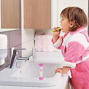 ArtCreativity 2 Minute Colored Sand Timers for Kids - Pack of 12-3.5 Inch Durable PVC Hourglass Timers, Toothbrush and Classroom Visual Timers, Cool Birthday Party Favors and Goodie Bag Fillers