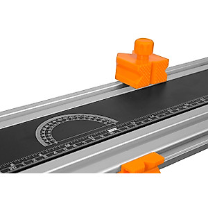 WEN 24-Inch Height Adjustable Tilting Steel Portable Work Bench,Black