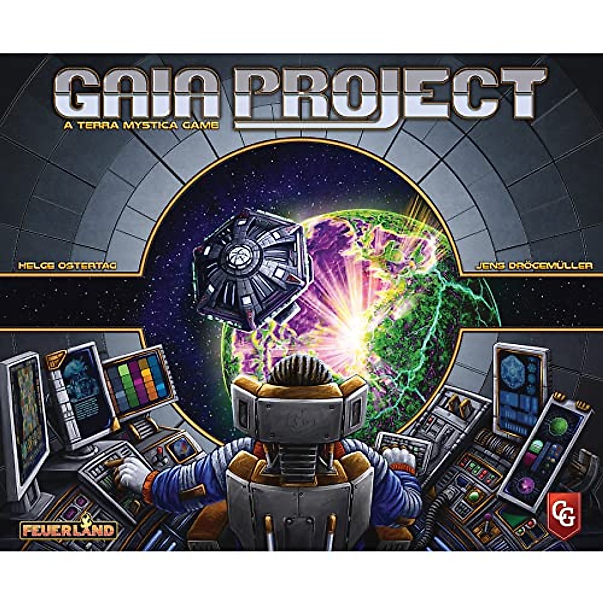 Capstone Games: Gaia Project, Strategy Board Game, A Follow Up Game from Terra Mystica, Includes a Challenging Solo Mode, 1 to 4 Players, Ages 14 and Up