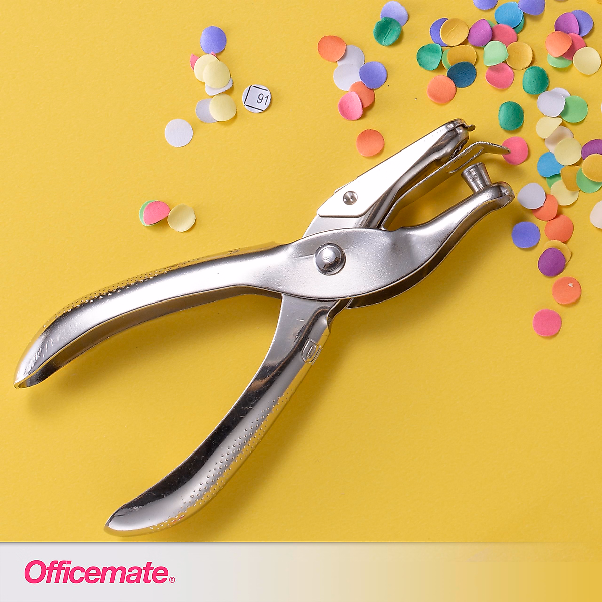 1 Hole Punch, 5 Sheet Capacity, Comes in 2 Pack, Silver (90073)