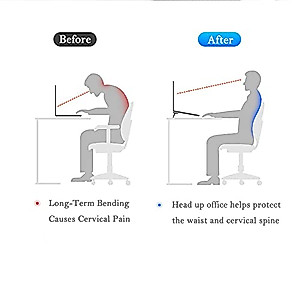 Portable Invisible Laptop Stand-2PCS,SUNTAIHO Mini Aluminum Cooling Pad,Computer Keyboard Mount Kickstand,Ergonomic Lightweight Laptop Desk Stand for MacBook Pro/Air, Lenovo,12-17 Inches Tablet&Laptop