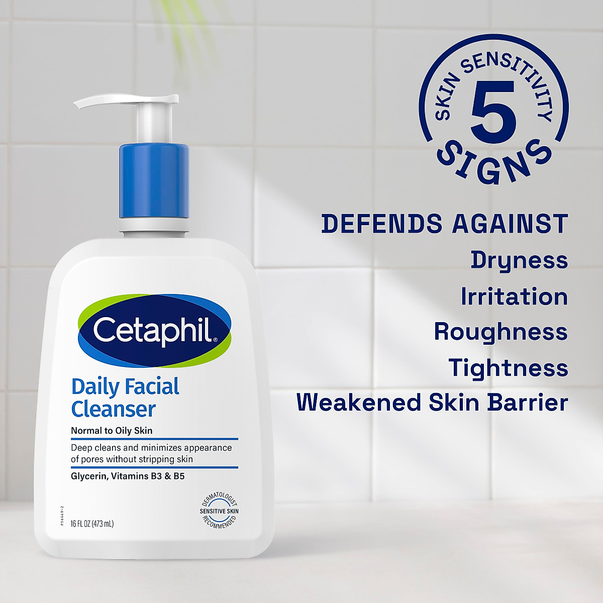 Cetaphil Face Wash, Travel Size Toiletries, Daily Facial Cleanser for Sensitive, Combination to Oily Skin, 2 oz 12 Pack, Gentle Foaming, Soap Free, Hypoallergenic