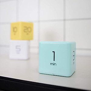 mooas Cube Timer Coral (10, 30, 50 and 60 Minutes) & Mint (1,3,5 and 10 Minutes) Bundle, Timer for Studying, Cooking, Workout, Kidstimer