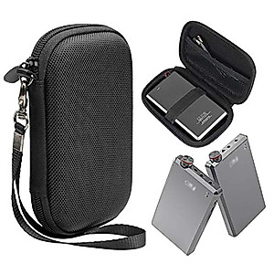 Headphone Amplifier Protective Case for FiiO A5, E12A, E18 KUNLUN Android Phone DAC & AMP, Cayin C5, Xonar U7 MK7.1 USB DAC, with fasterning elastic strap and Mesh Pocket for Cable