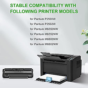 PB-211 Toner Cartridge Replacement for Pantum PB211 PB-211EV PB-210 Compatible for Pantum P2502W M6552NW P2500W M6550NW M6500NW M6600NW M6602NW Printer Ink 1,600 Pages (Black,1-Pack)