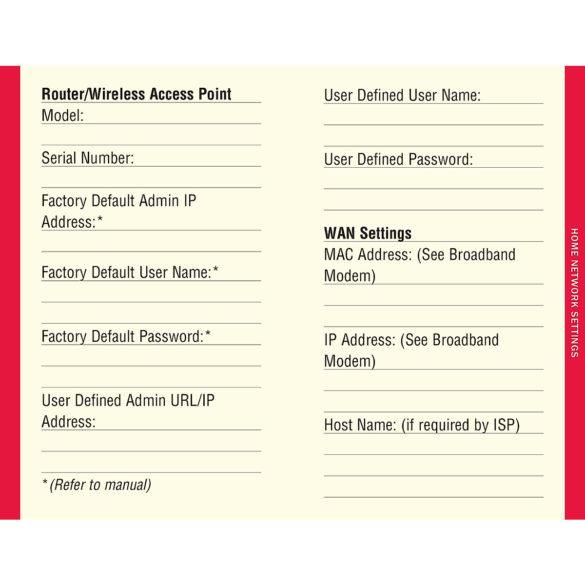 Large Print Internet Address & Password Logbook (removable cover band for security)