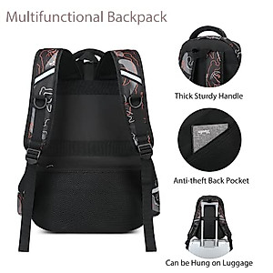 YCBB Backpack for Boys Teens Bookbag for Elementary Middle School Waterproof Travel Daypack Backpack Fit 15.6 Inch Laptop