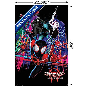Trends International Marvel Spider-Man - Into The Spider-Verse - Group Wall Poster, 22.375" x 34", Premium Unframed Version