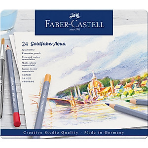 Faber-Castell Creative Studio Goldfaber Watercolor Pencils (24 Count)