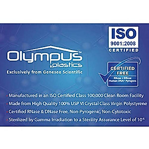 Olympus 5ml Serological Pipets, Bulk, Sterile, 500 Serological Pipettes/Unit