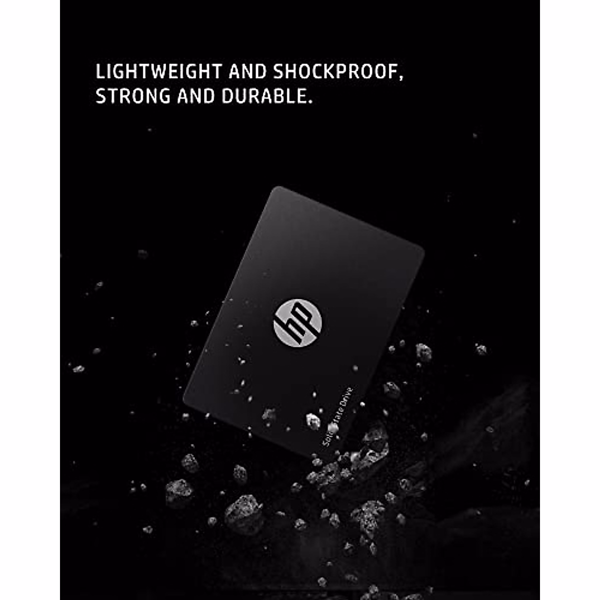 HP S650 480GB 2.5 Inch SATA III PC SSD Internal Solid State Hard Drive - 6 Gb/s, 3D NAND, Up to 560 MB/s for Laptop and Desktop Updating - 345M9AA#ABA