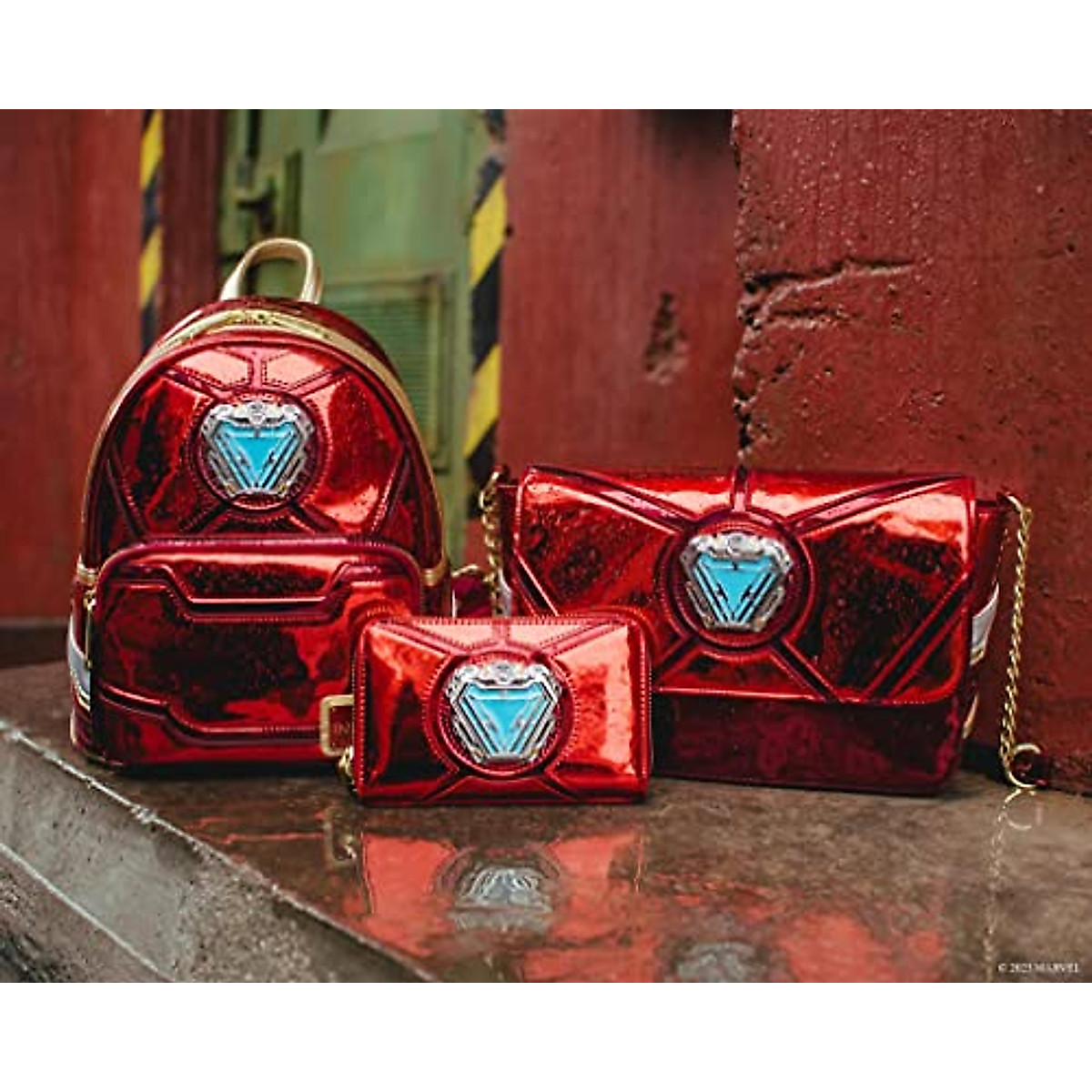 Loungefly Marvel Iron Man 15th Anniversary Cosplay Wallet Standard
