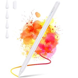 Stylus Pen for iPad 2018-2024, 2X Fast Charge iPad Pencil 2nd Generation Compatible with Apple iPad Pro M4/ Pro 12.9"(6/5/4/3)/ Pro 11"(4/3/2/1), iPad Mini 6/5, iPad Air (M2/5/4/3), iPad (10/9/8/7/6)