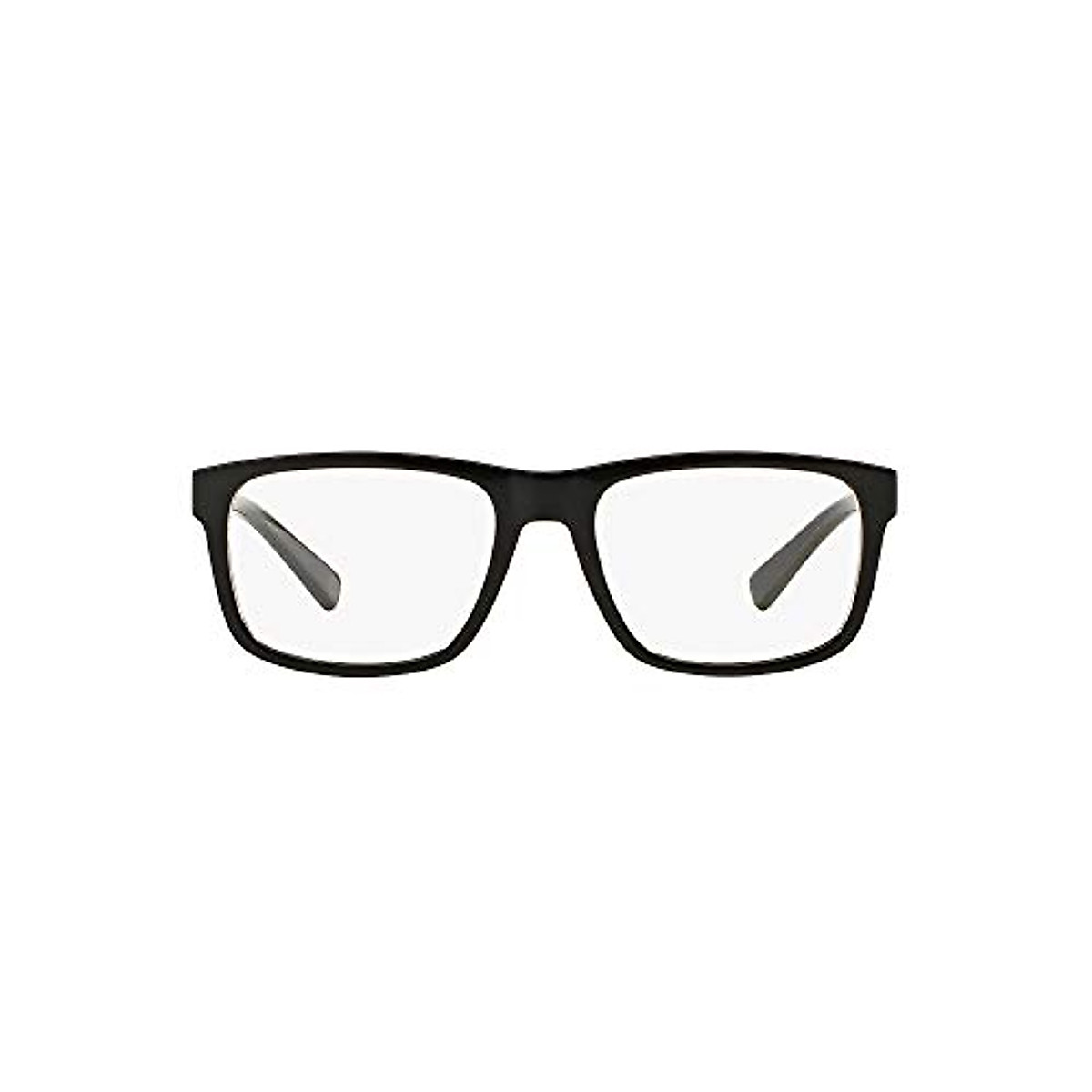 A|X ARMANI EXCHANGE Men's AX3025 Rectangular Prescription Eyewear Frames, Black/Demo Lens, 53 mm