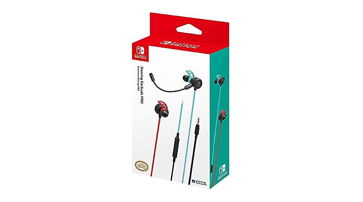 HORI Nintendo Switch Gaming Earbuds Pro – Officially Licensed Audio & Chat