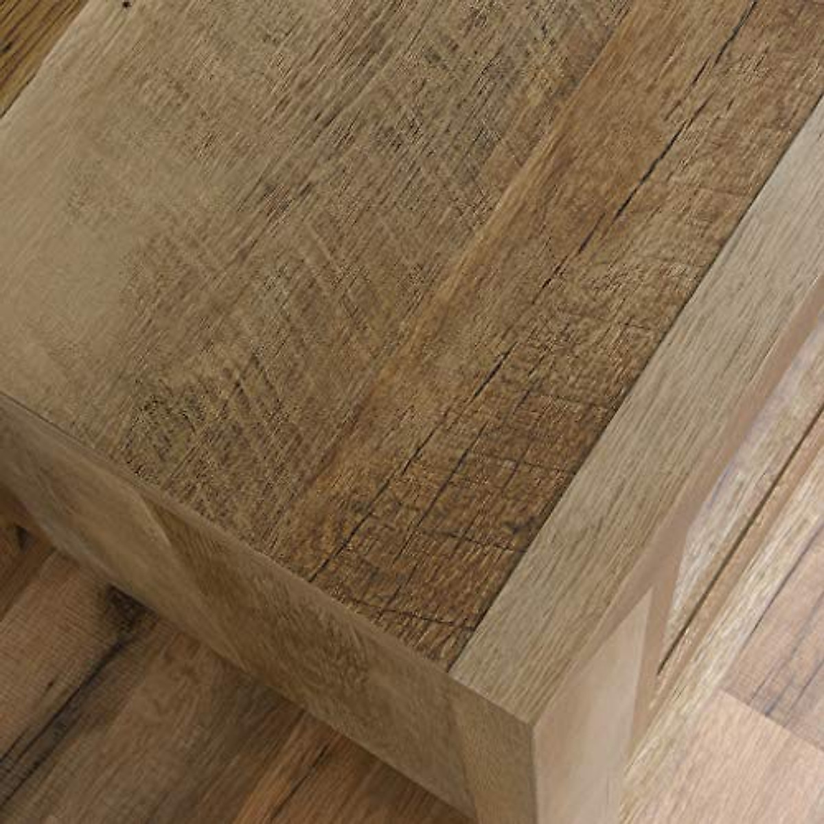 Sauder Dakota Pass Display Cabinet, Craftsman Oak finish