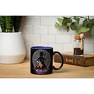 Silver Buffalo Wednesday Addams I'm Not Weird, Everyone Else Is Ceramic Mug, 20 Ounces