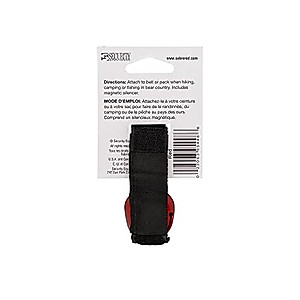 SABRE Frontiersman Bear Bell, Magnetic Silencer, Durable Hook and Loop Strap Attachment, Helps To Prevent Startling Bears While Hiking