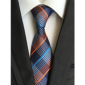 YanLen Lot 9 PCS Classic Men's Tie Necktie Woven JACQUARD Neck Ties