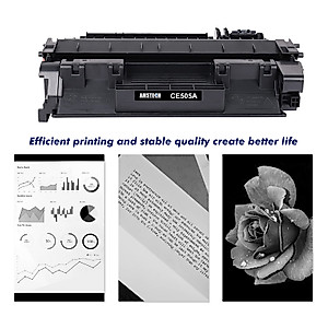 05A CE505A 2 Pack Toner Cartridge CE505D Compatible Replacement for HP CE505A Toner Cartridge for P2035 P2035N P2055DN 2055DN 2035N P2030 P2050 P2055D P2055X Printer Black