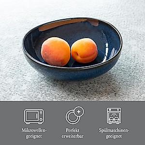 Villeroy & Boch Lave Bleu Bowl, 6.5x2 in, Blue