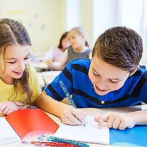 Kolewo4ever 48pcs Minecraft Pixel Pencils Pixel Miner Multi Point Pencils Stackable Pencil with Matching Eraser Party Favor Craft Classroom Rewards Prizes Goody Bag Treat Bag Stuffers