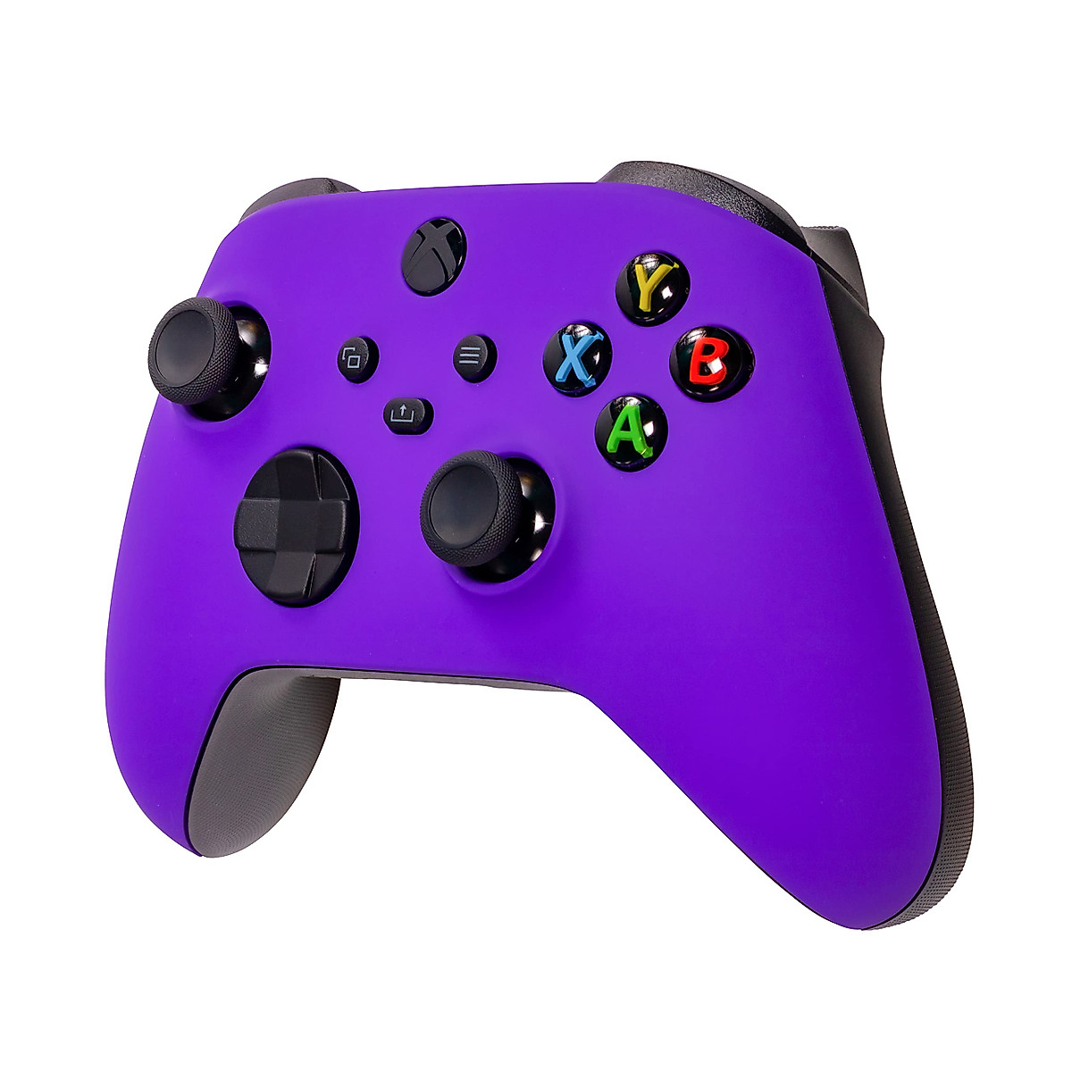 Xbox One Series X S Custom Soft Touch Controller - Soft Touch Feel, Added Grip, Vibrant Purple Color - Compatible with Xbox One, Series X, Series S