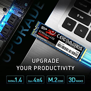 Silicon Power 1TB UD85 NVMe 4.0 Gen4 PCIe M.2 SSD R/W up to 3,600/2,800 MB/s (SP01KGBP44UD8505)