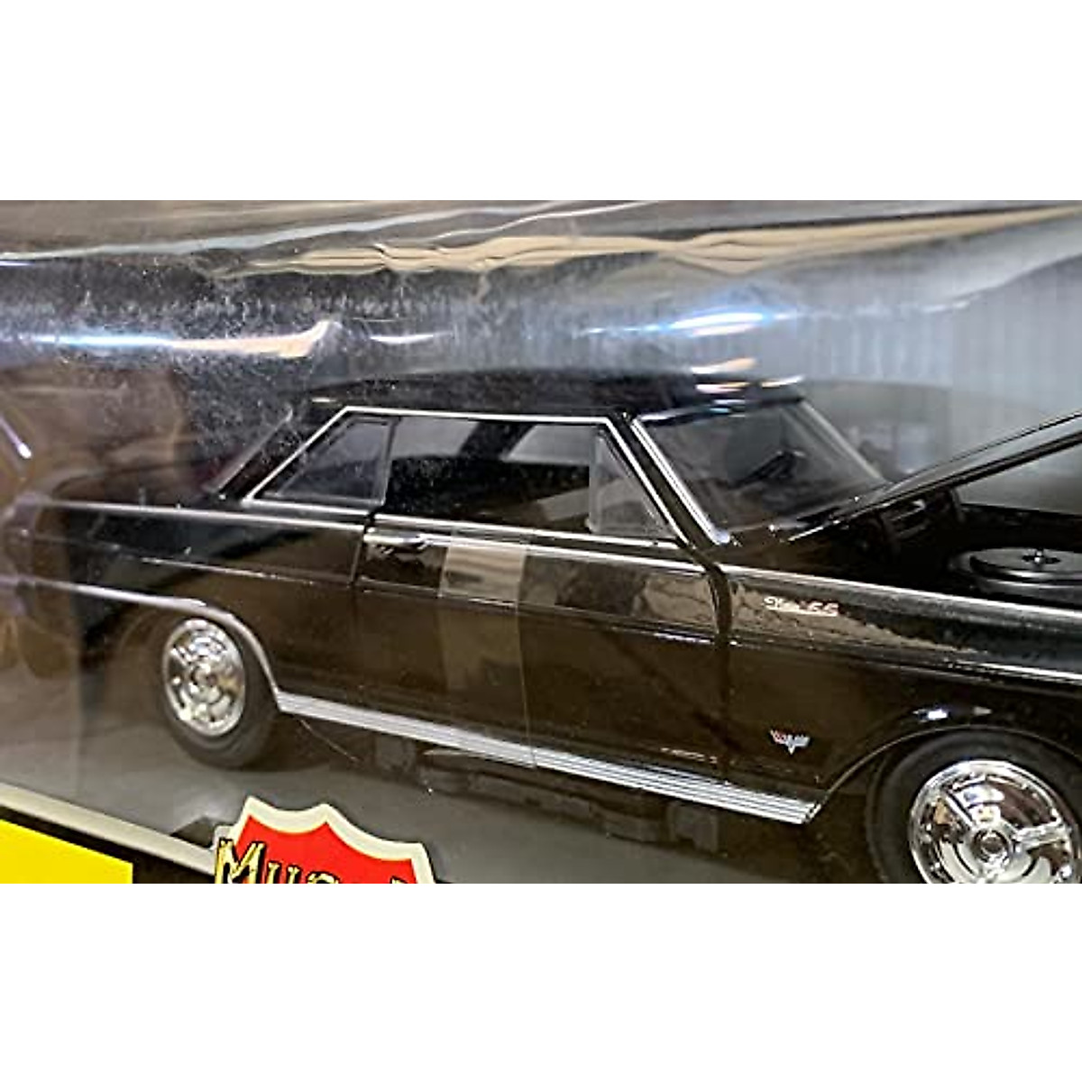 Chevrolet New Ray 71823B 1964 Nova SS Black Muscle Car Collection 1/25 Diecast Model Car
