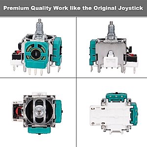 Ikpek 4 Pack 3D Analog Joysticks Replacement for Xbox One Elite Series 2 Controller, Joysticks Thumb Sticks Repair Part with Screwdriver Kit for Xbox One Elite 2