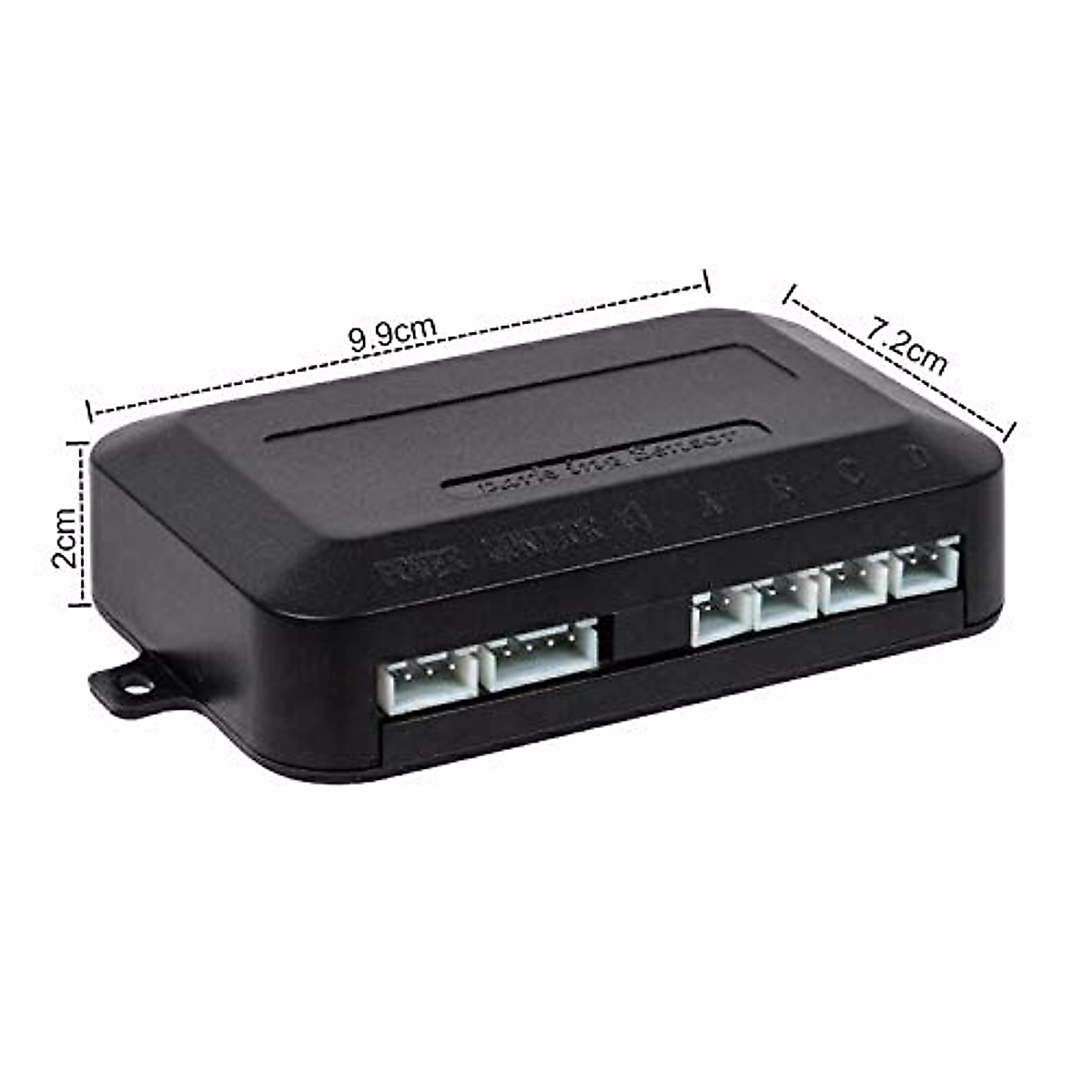 TOTMOX Car Auto Vehicle Reverse Backup Radar System, Reversing Radar Detector 4 Reversing Parking Sensors Beep Alarm