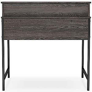Signature Design by Ashley Freedan Home Office Desk, 36"W x 20"D x 36"H, Dark Gray