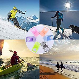 Glimmer Reflective Waterproof Phone Pouch, Universal Phone Case Dry Bag for iPhone 11 Pro Max Galaxy Pixel up to 6.5" (Black Blue)