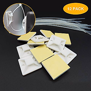 Sheila 12 Pack Furniture Straps Punch free baby proofing cabinets anti tip Nylon Baby Proofing Anti Tip Furniture Anchor Straps wall anchors Childproof Keeping Safety from Falling Furniture (White)