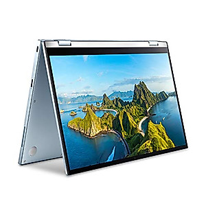 ASUS Chromebook Flip C433 2 in 1 Laptop, 14" Touchscreen FHD NanoEdge Display, Intel Core m3-8100Y Processor, 8GB RAM, 64GB eMMC Storage, Backlit Keyboard, Silver, Chrome OS, C433TA-AS384T