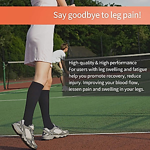 bropite Compression Socks for Women & Men Circulation-Support Knee High Socks 20-30 mmhg-Best for Running,Medical,Nurse,Travel