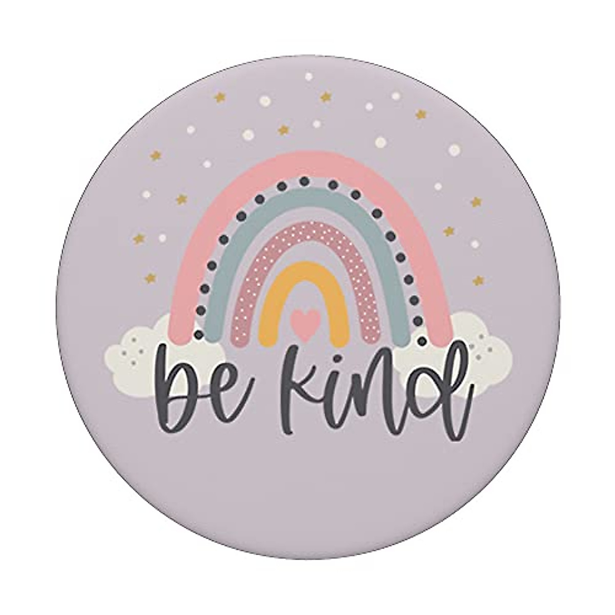 Be Kind - Cute Rainbow Positive Quotes Inspirational Saying PopSockets Swappable PopGrip