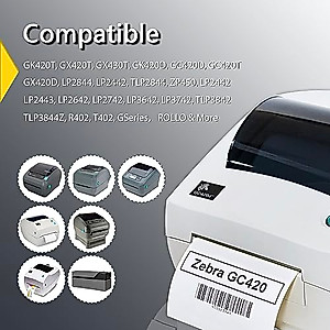 BETCKEY - 2" x 1" (51 mm x 25 mm) UPC Barcode & Address Labels Compatible with Zebra & Rollo Label Printer,Premium Adhesive & Perforated [6 Rolls, 7800 Labels]