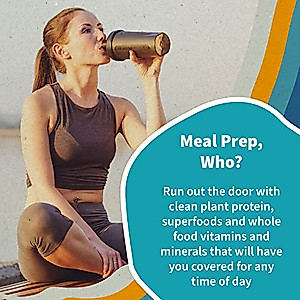 Tasty Organic Lightly Sweet Meal Replacement Shake Vegan - Garden of Life 20g Complete Plant Based Protein, Greens, Digestive Enzymes, Pro & Prebiotics for Easy Digestion, Non-GMO Gluten-Free, 2.4 LB