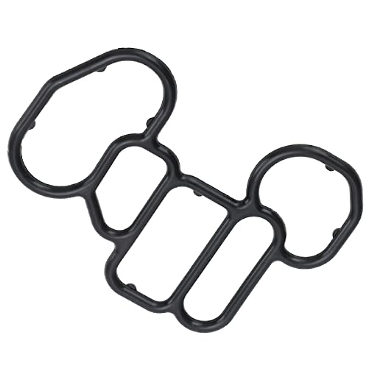 Engine Part, Oil Filter Housing Gasket Black Rubber Flexible Antiaging Wearproof 15302‑RDV‑J00 for Car