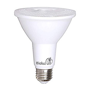 Bioluz LED 4 Pack PAR30 LED Bulb 90 CRI 10W = 100 Watt Replacement Soft White 3000K Indoor/Outdoor Dimmable UL Listed Title 20 High Efficacy Lighting
