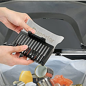 SAFILE 8Pack Activated Charcoal Odor Absorber,Refill Deodorizers Bamboo Charcoal Air Purifying Bags,Compatible with iTouchless Trash Cans 8 Gallon and Larger