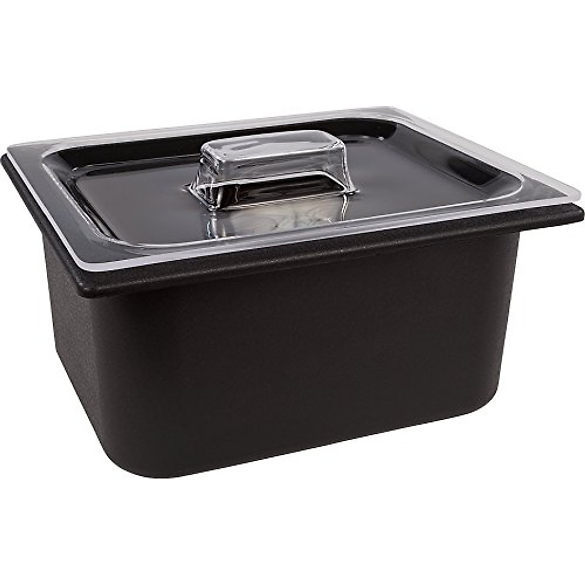 Carlisle FoodService Products CM110103 Coldmaster Insulated Food Pan, 1/2 Size, 6 quart, Black