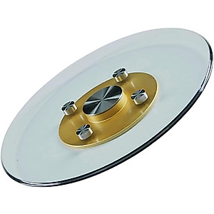 70cm 80cm 90cm 100cm Lazy Susan Glass Rotating Tray，Turntable Dining Table Centerpiece Large Tabletop Rotating Tray Clear Serving Plate Round With Silent Bearing (Size : 100cm)
