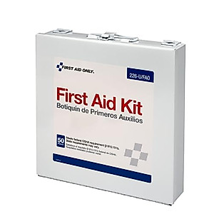 First Aid Only Bulk First Aid Kit, Metal Case
