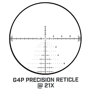 Bushnell Elite Tactical 3.5-21x50mm DMR3 Riflescope with G4P Precision Reticle, Professional Grade, Long Range Competition Riflescope with ED Prime Objective